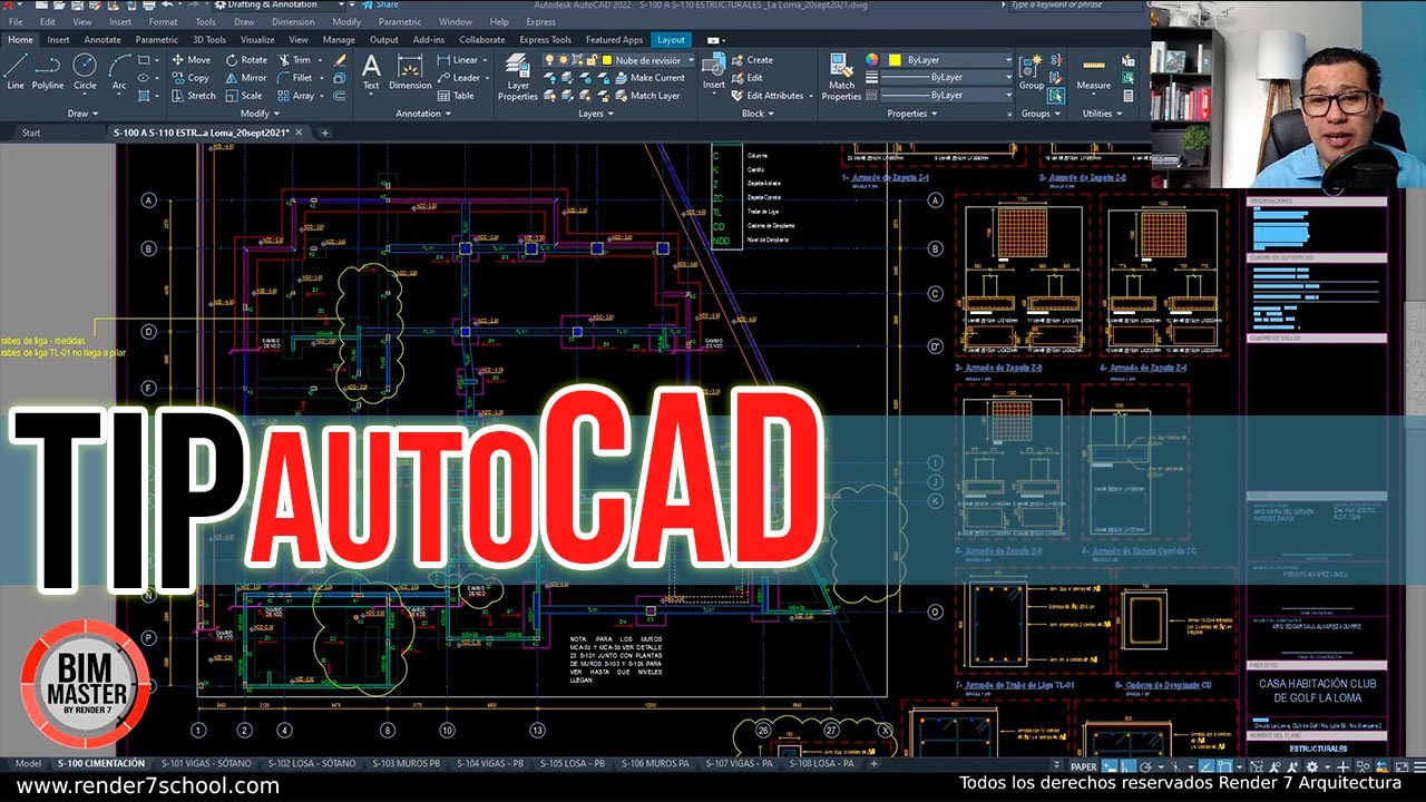 TIP AutoCAD Reemplazar cientos de textos en segundos - YouTube
