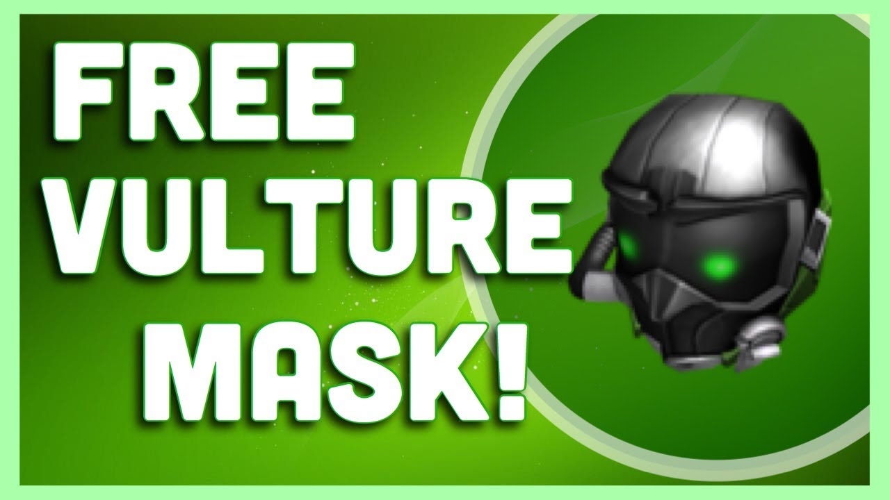 FREE VULTURE MASK! | Roblox Promo Codes - YouTube