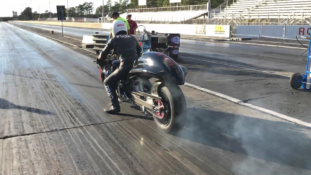 Bill Vose Grudge Bike Burnout - YouTube
