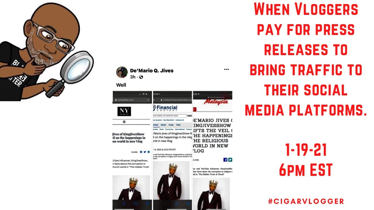 Vlogger passing off press releases as magazine articles?! - YouTube