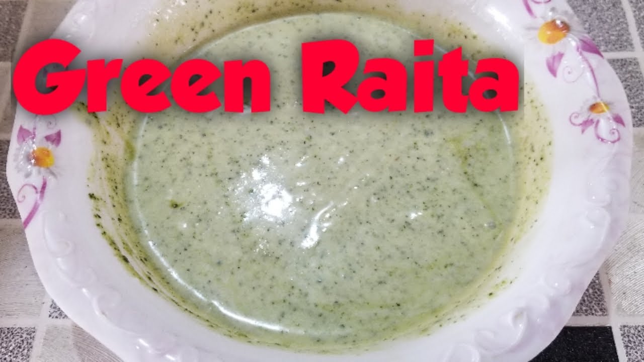 Raita | Green Raita | MAZAYDAR RAITA | Fast & Easy - YouTube