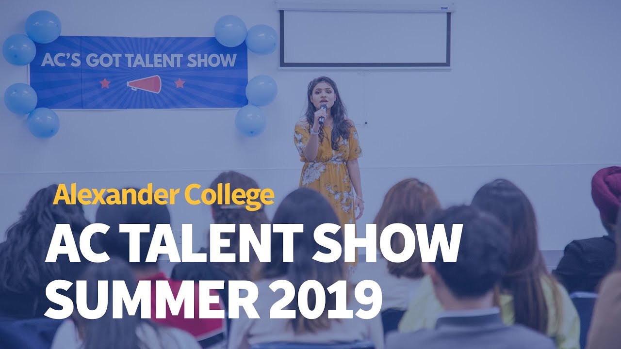 AC Talent Show | Alexander College (Summer 2019) - YouTube