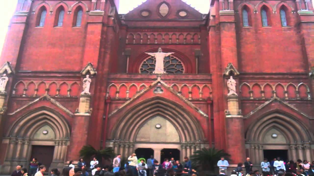 Catholic Church in Shanghai China - YouTube