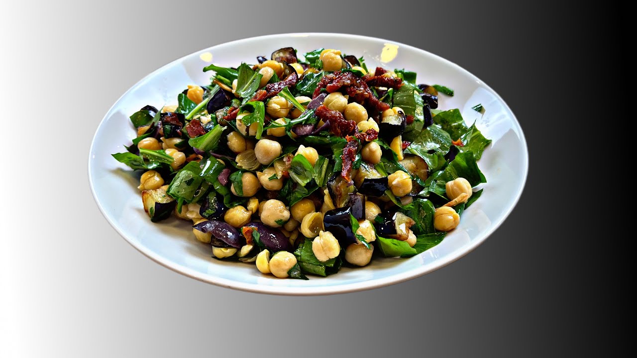 Salada frita de berinjela - YouTube