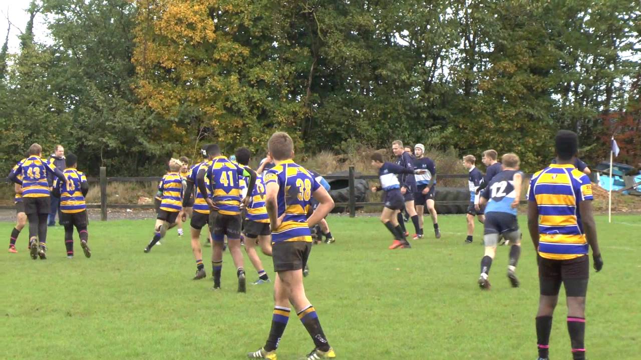 Old Ruts U15 XV vs Redingensians Rams U15 XV. ~ friendly - YouTube