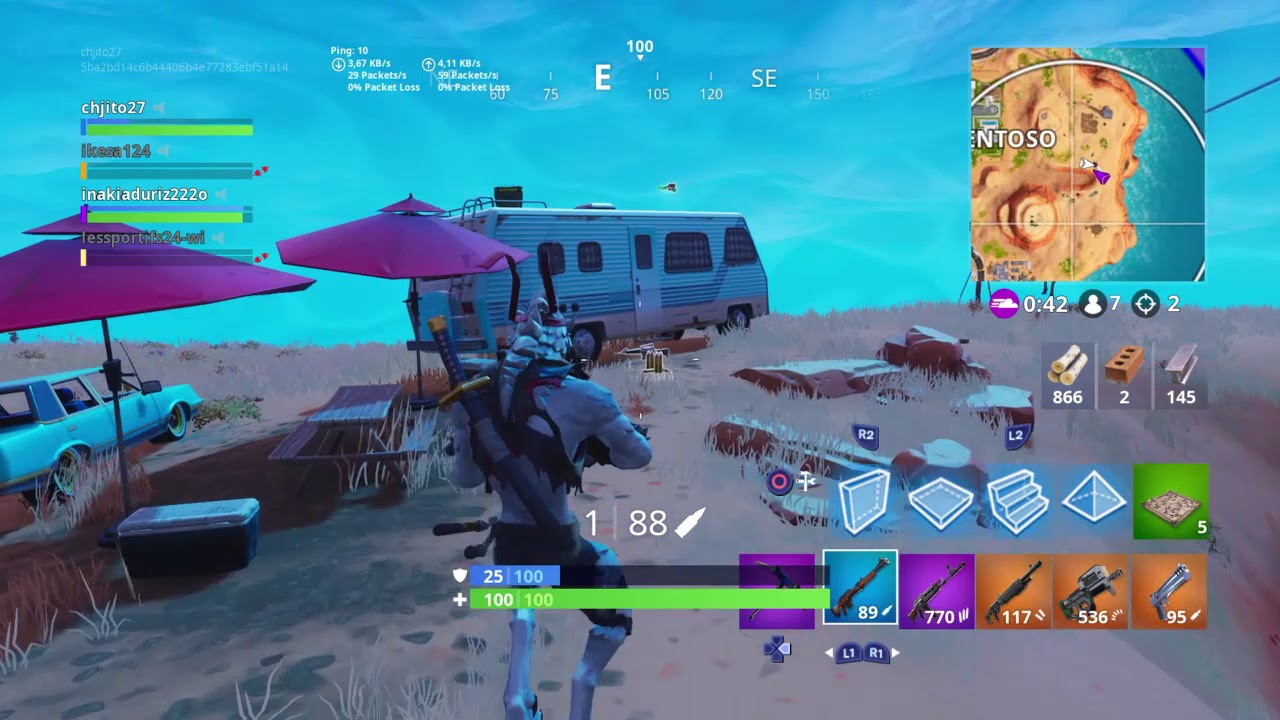 Ganada en fortnite BATTLE ROYALE - YouTube