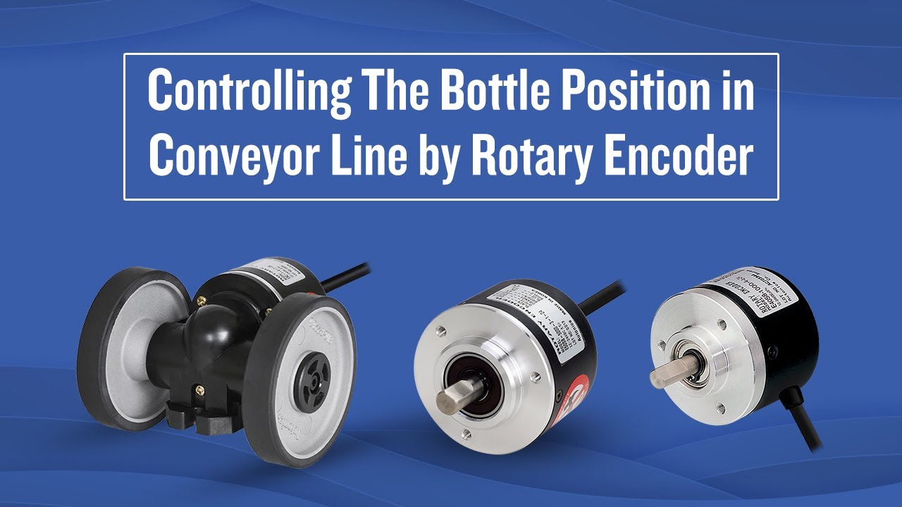 Controlling the bottle position in conveyor line by rotary encoder ...