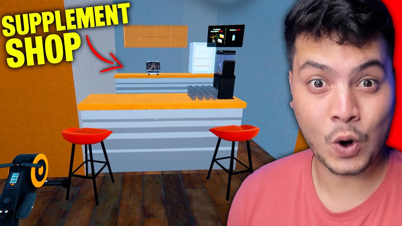 I Open Supplement Shop In Gym - Gym Simulator 24 - YouTube