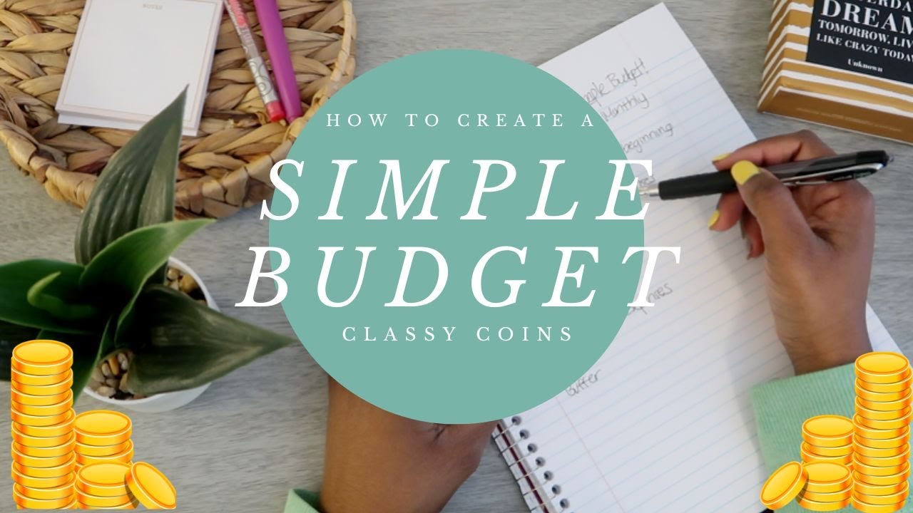 Budgeting for Beginners | How to create a SIMPLE Budget - YouTube