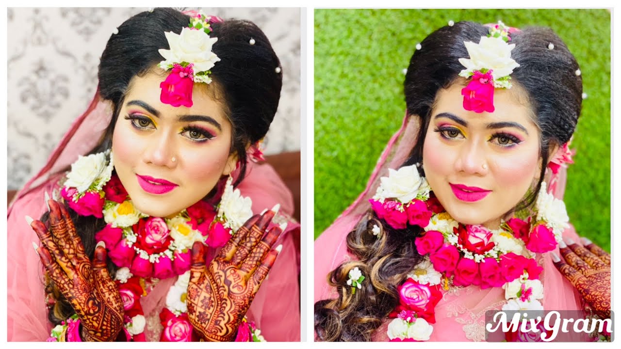 Bridal Holud Makeup | হলুদের সাজ | Makeup | Liza Beauty Parlour - YouTube