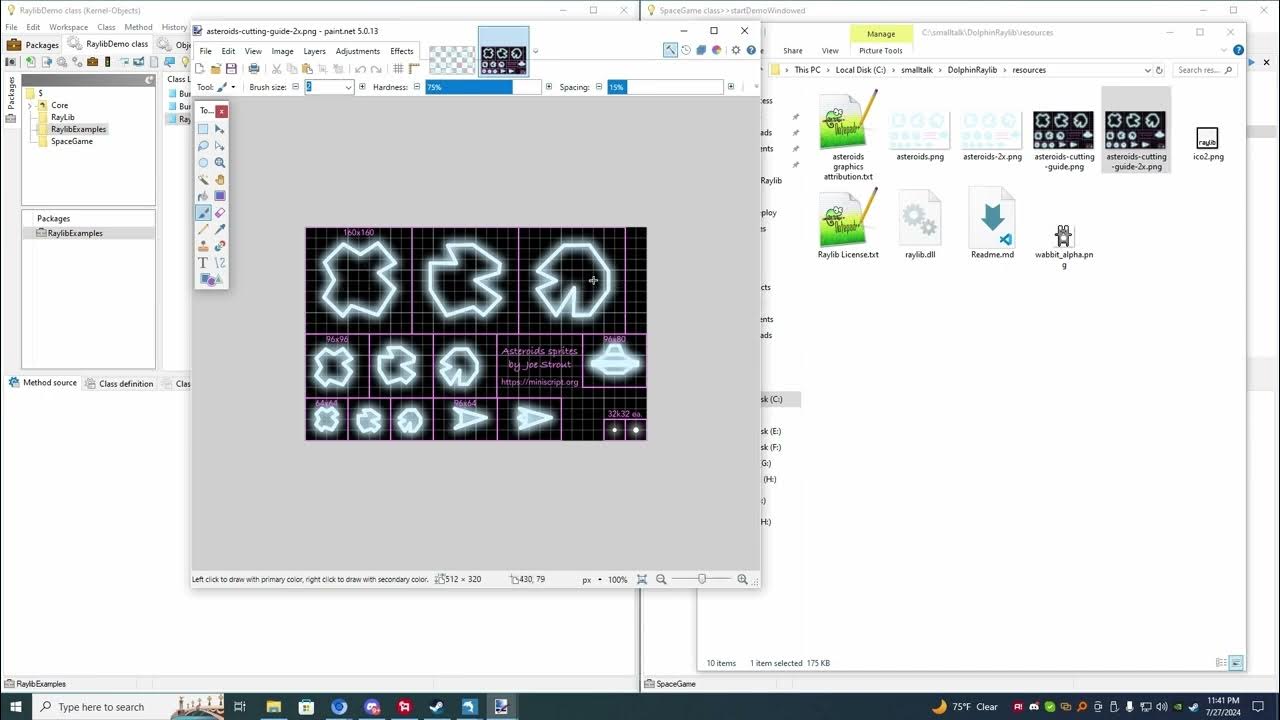 Dolphin Smalltalk Raylib game development tutorial - YouTube