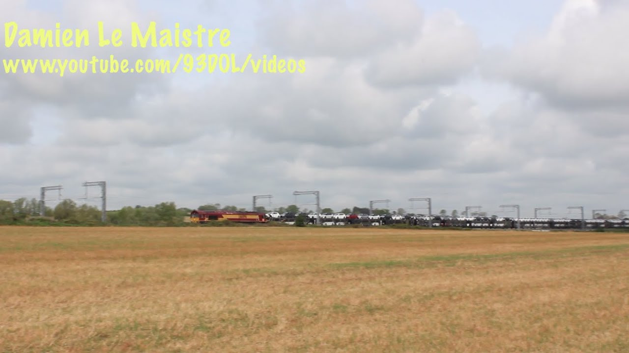 Class 66 No. 66096 Toyota Car Train, 222104 & 66762 at Harrowden ...