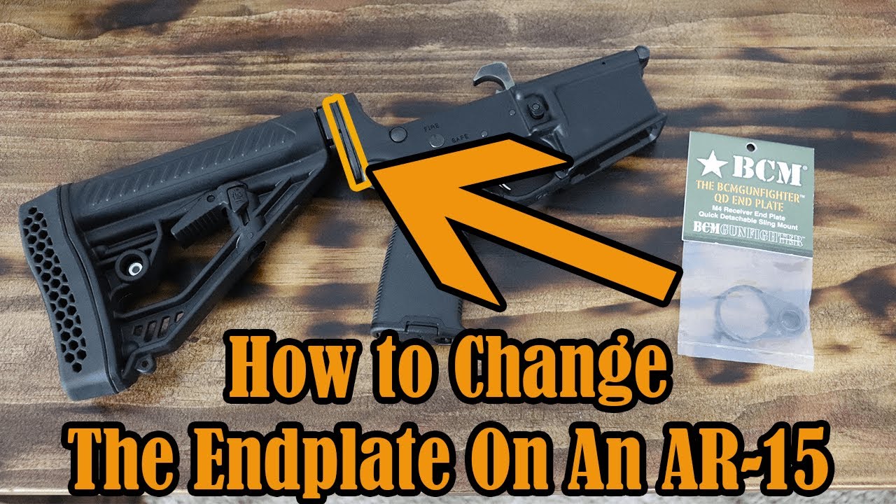 How to Change The Endplate on an AR-15! - YouTube