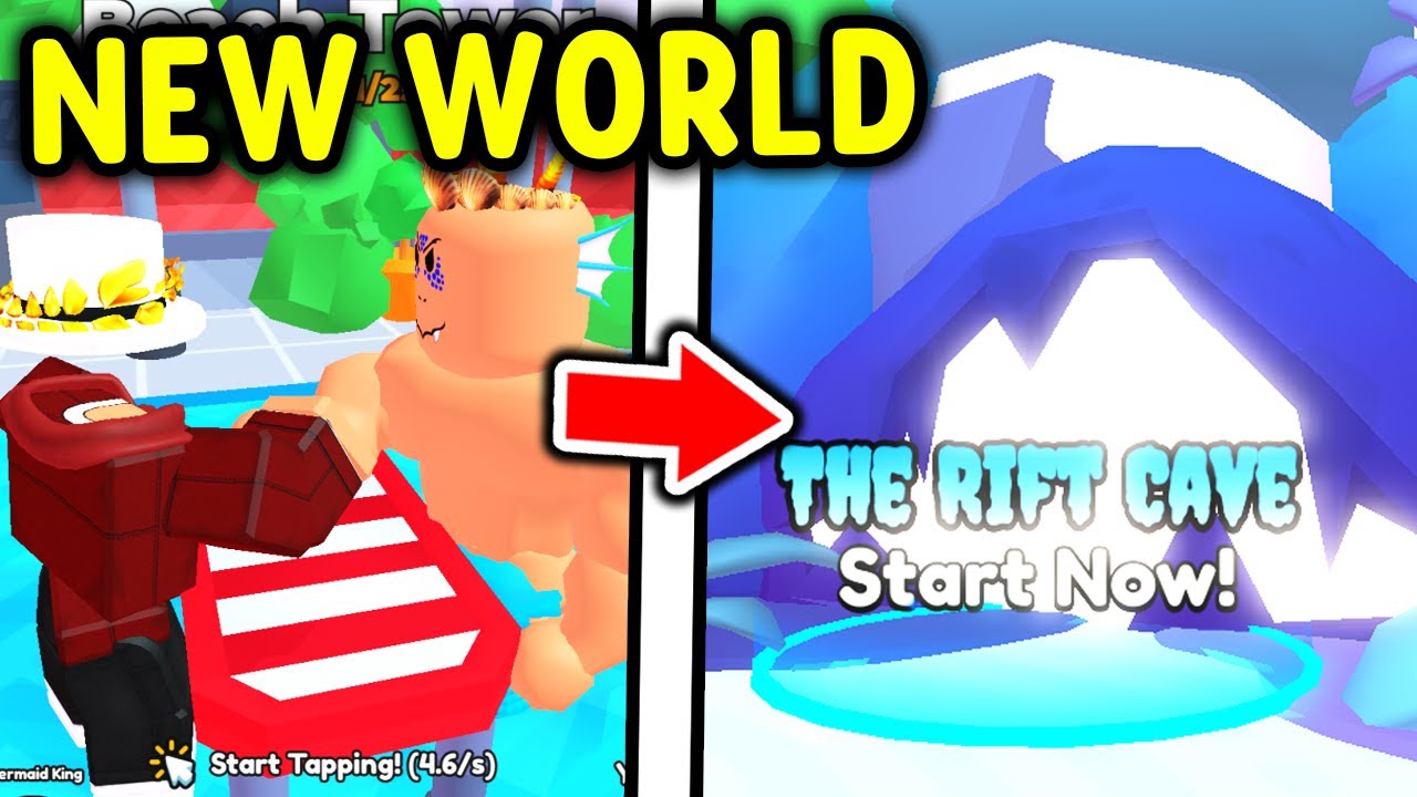 New WORLD 16 RIFT CAVE UPDATE EARLY in Roblox Arm Wrestle Simulator ...
