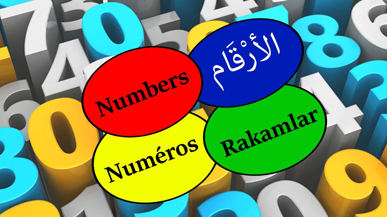 The numbers in Arabic from 1 to 10 / numéros en Arabe/ rakamlar arapça ...
