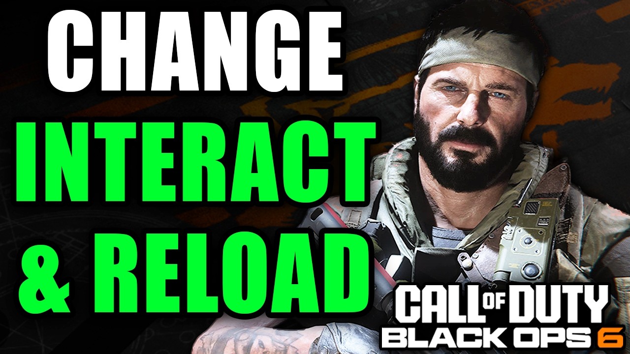 How To Change Interact & Reload Behavior In COD Black Ops 6 - YouTube