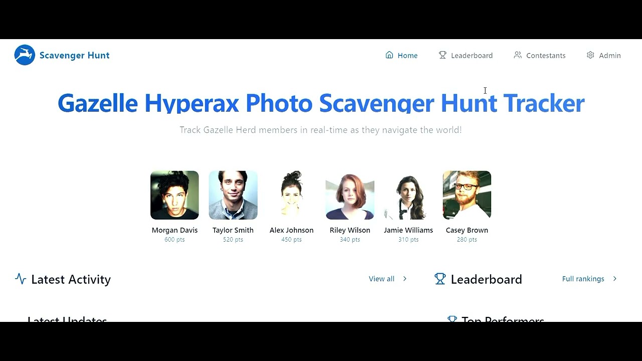 Aspirational Pre-Alpha Gazelle Photo Scavenger Hunt Tracker - YouTube