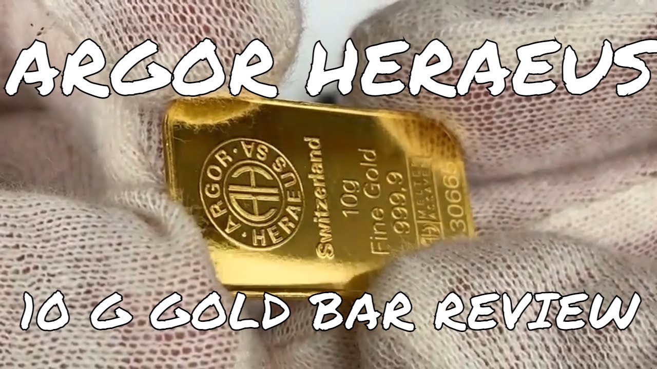Argor Heraeus Gold Bar Unboxing and Review - YouTube