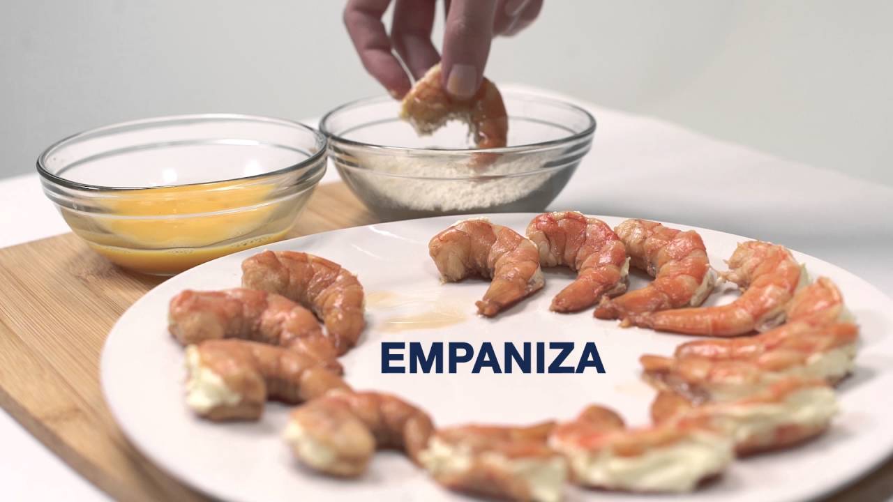 Camarones Rellenos Crunchy - YouTube