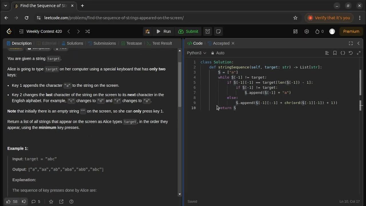 Find the Sequence of Strings Appeared on the Screen - YouTube