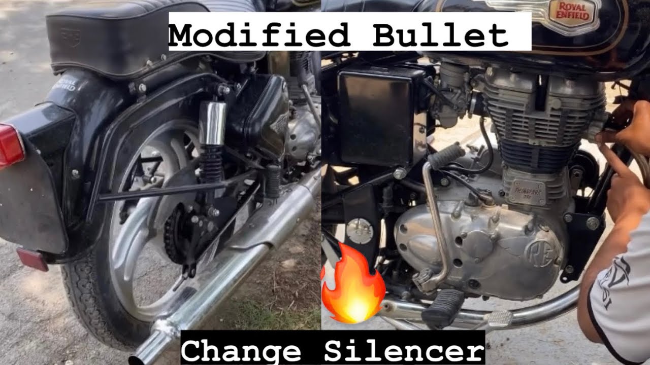 Bullet change C Band || Change Original silencer || Baba ne kadea Galla ...