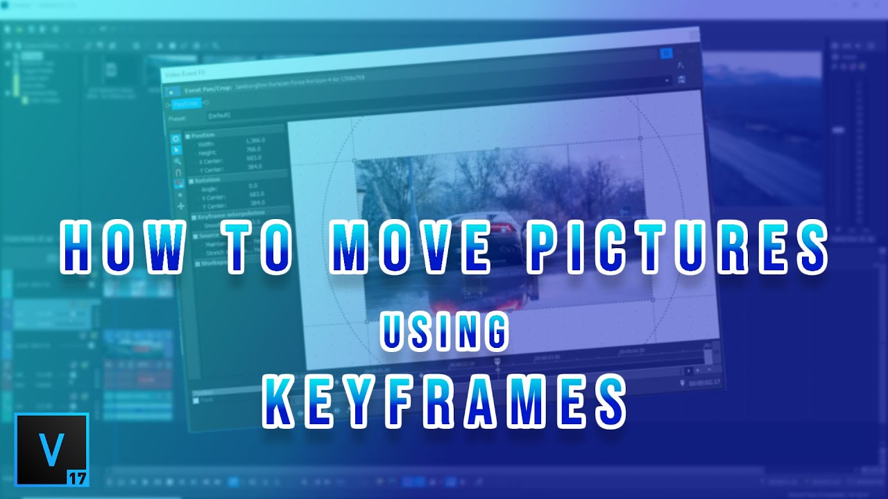 How to move pictures using keyframes #1 - YouTube
