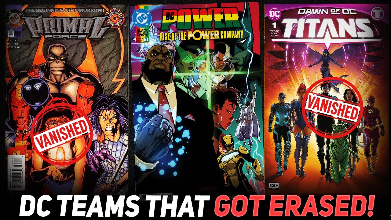 10 DC Teams That Vanished Without Anyone Noticing - YouTube