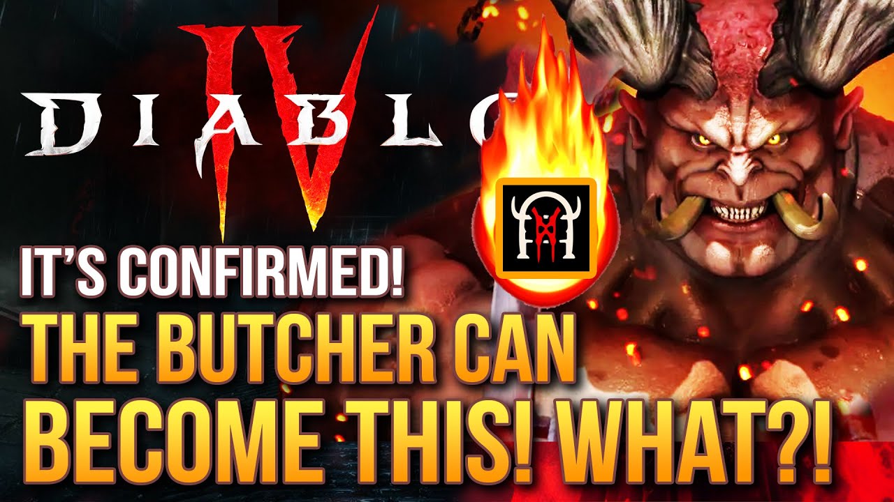 Diablo 4 - It's Confirmed! The Butcher Can Become THIS! Big NM Secret ...