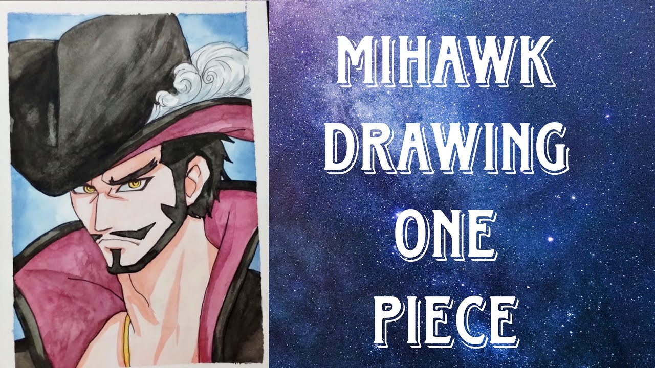 One piece Mihawk Drawing | Hawkeye drawing - YouTube