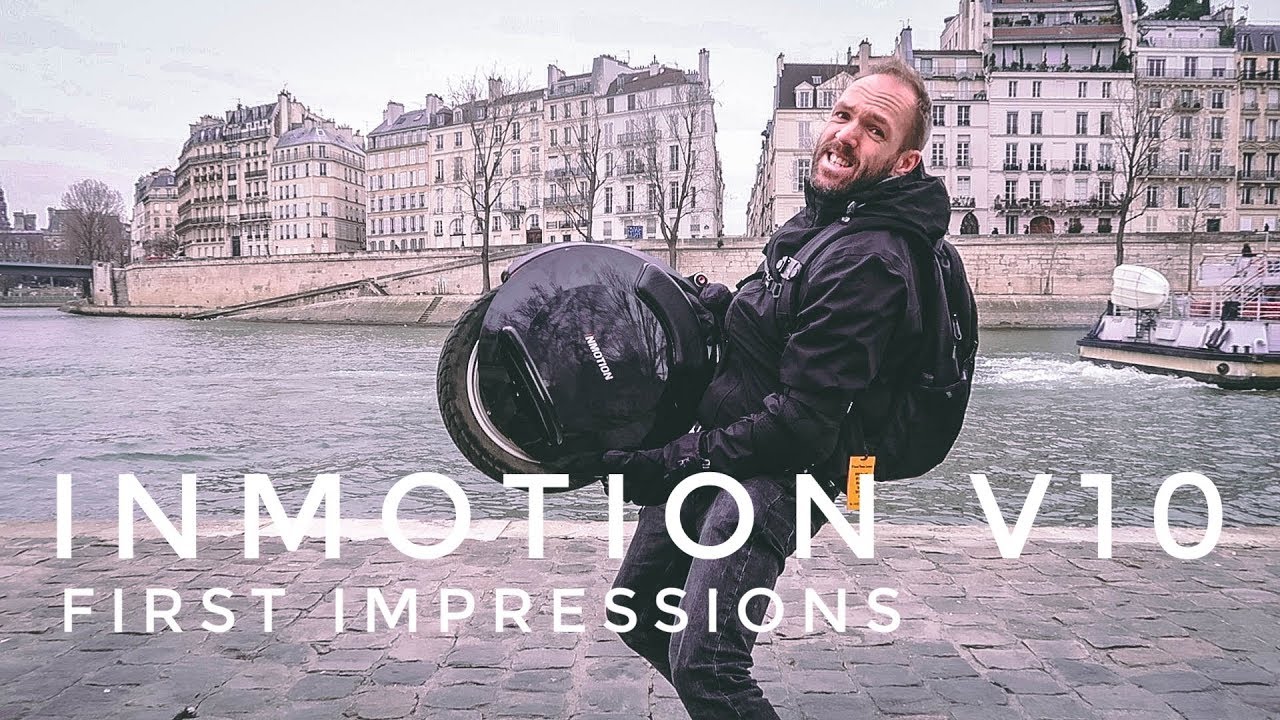 INMOTION V10F - First Impressions - Electric Unicycle Paris - YouTube