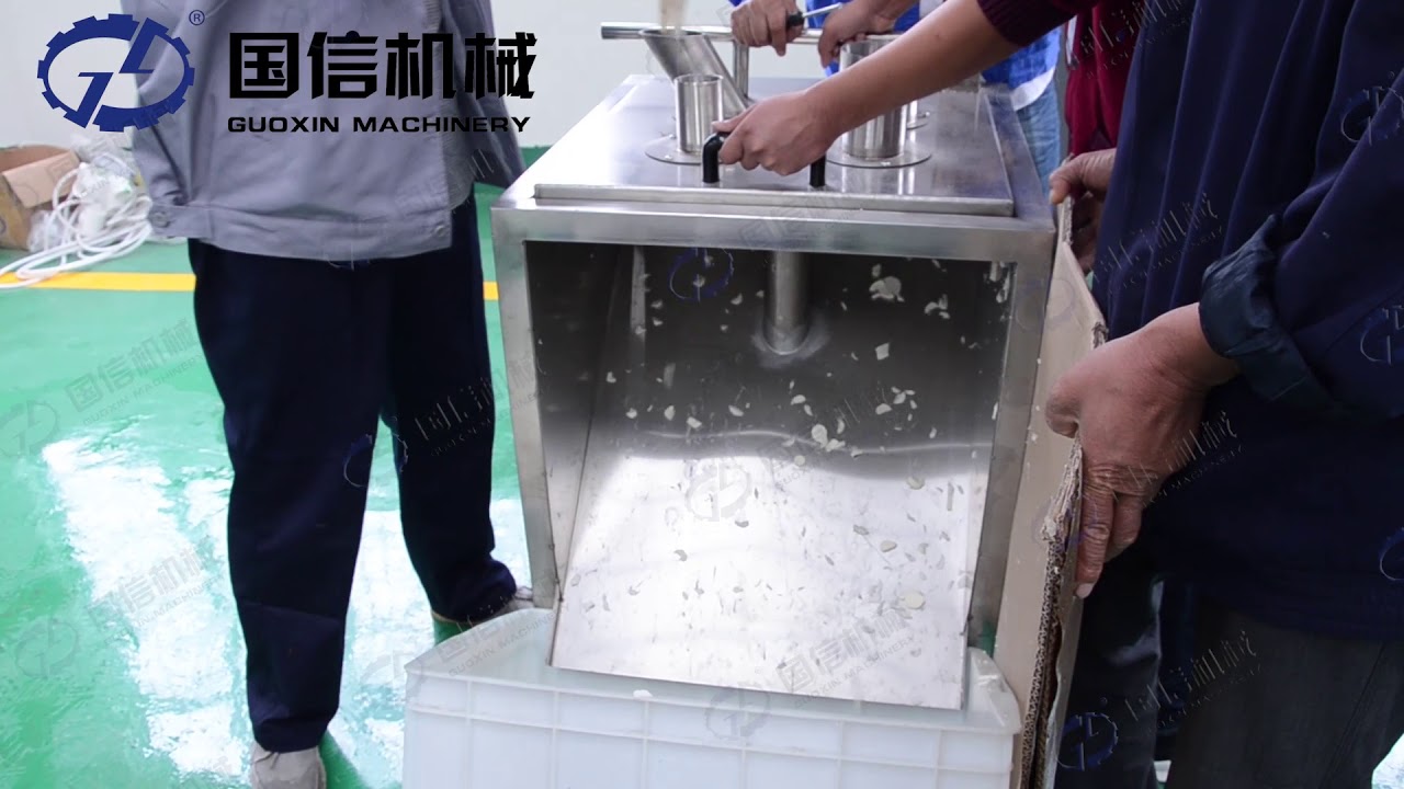 Yam cutter machine(Slicer) - YouTube