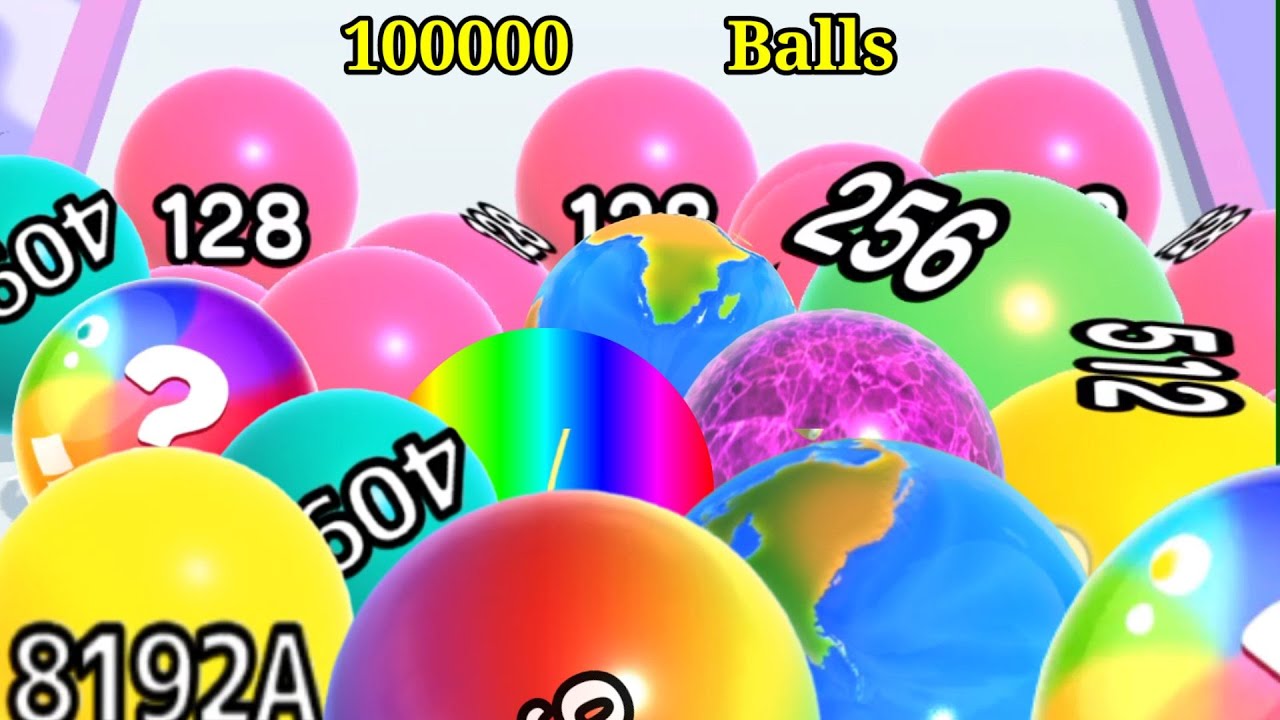 Ball Run 2048 in Infinity Mod 2048 vs push harder 2048 / 2048 ball ...