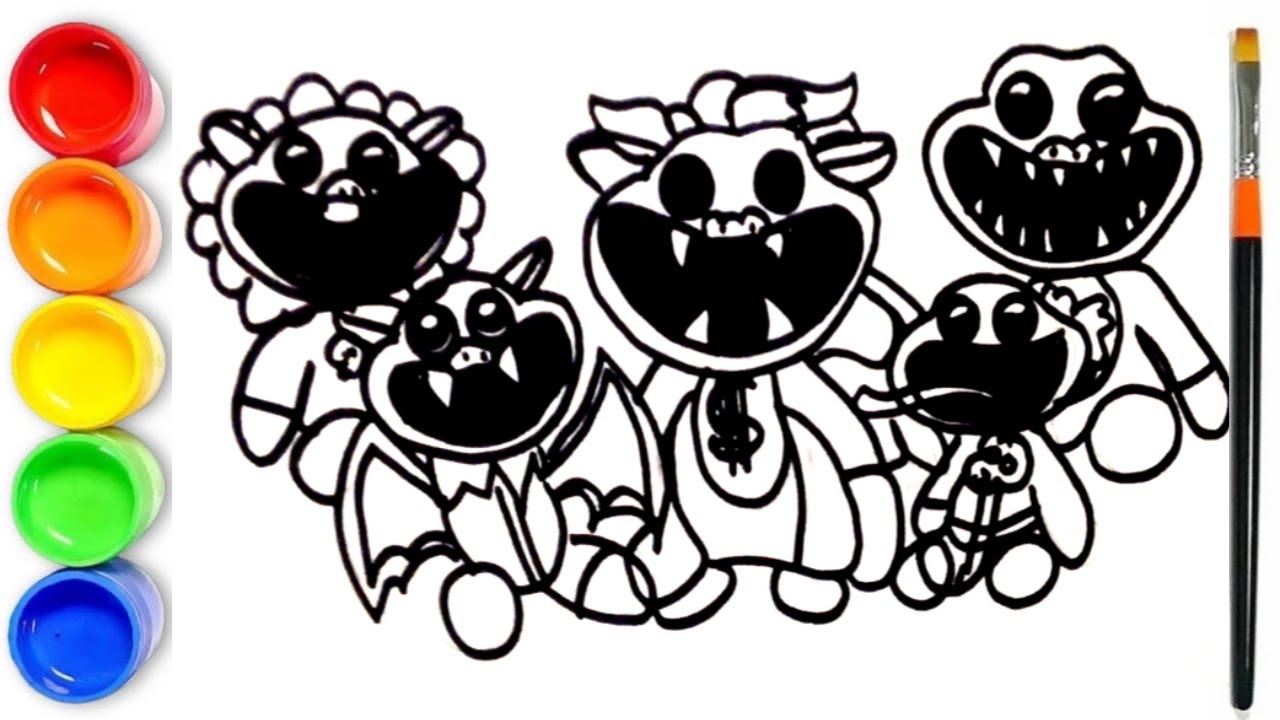 How to draw Nightmare Critters | Nightmare Critters - YouTube