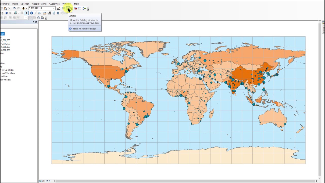 ArcMap Components of ArcGIS 10 8 - YouTube