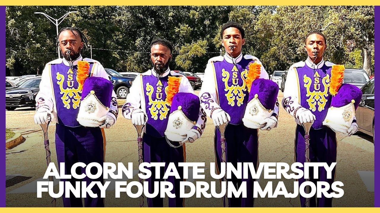 The Alcorn State University Funky Four Drum Majors - YouTube