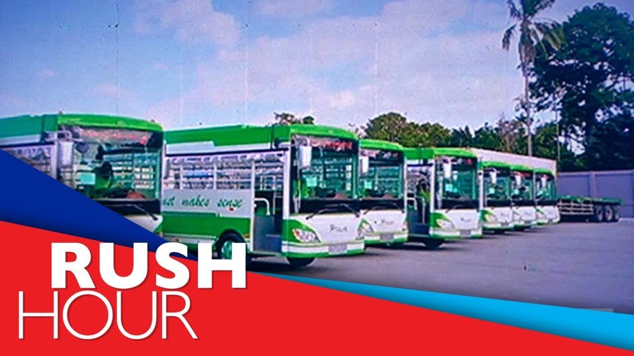 Solar-powered jeepneys ready to ply Alabang-Zapote route - YouTube