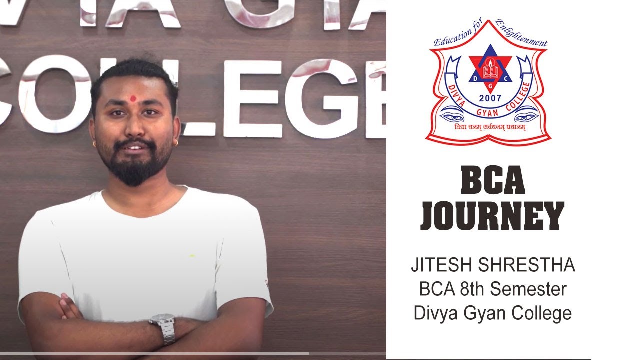 Jitesh Shrestha - BCA 8th Semester - Divya Gyan College - YouTube