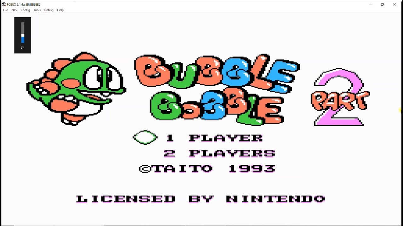 Bubble Bobble (Super Nintendo Entertainment System) Gameplay Round 1-6 ...