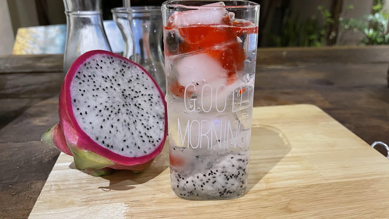 Sam Sam 21 How to make Soda mix dragon fruit recipe / Amazing Summer ...