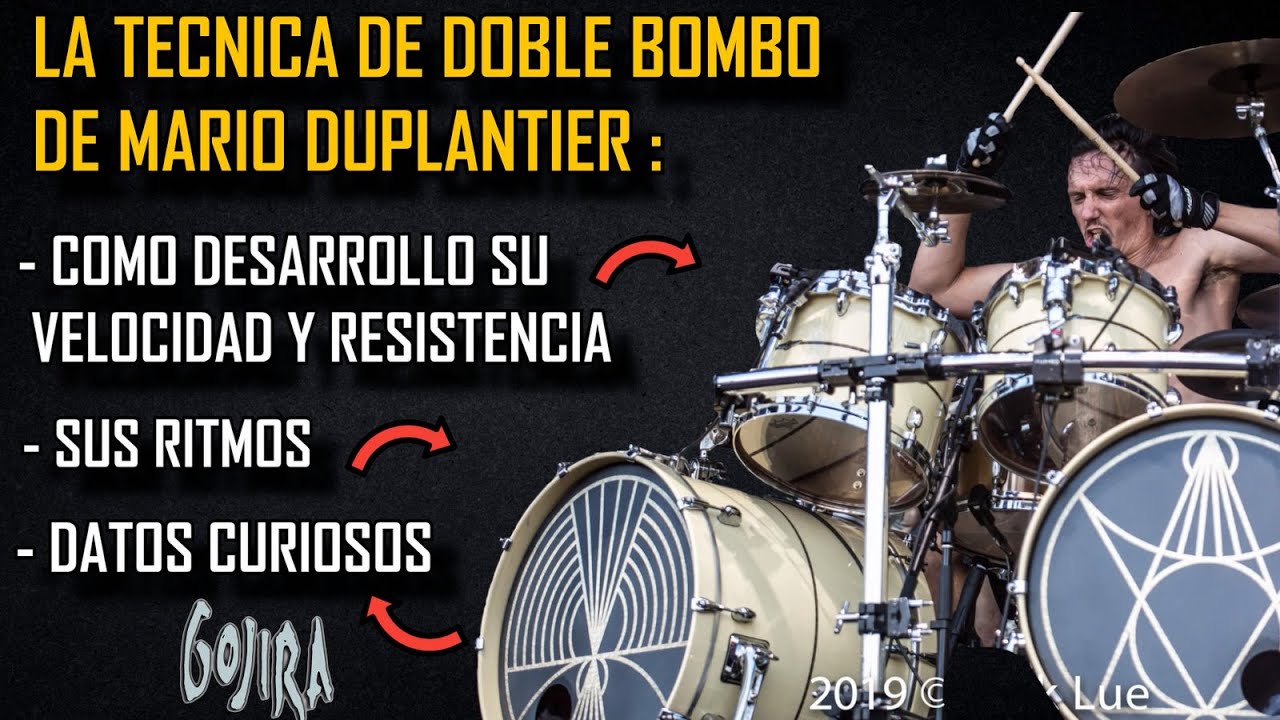La Tecnica De Doble Bombo De Mario Duplantier De Gojira: Su Estilo Y ...