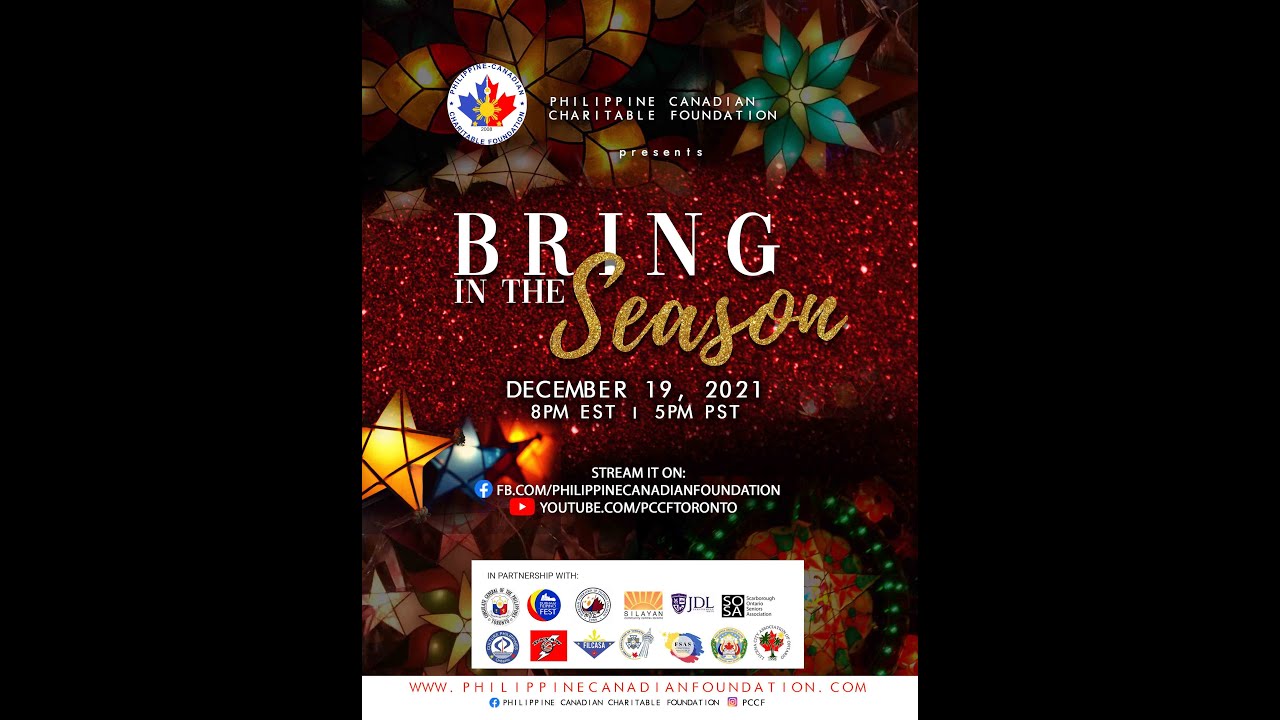 "BRING IN THE SEASON" a virtual Christmas Concert 2021 - YouTube