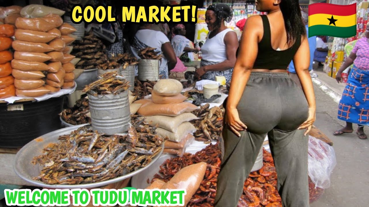 FULL SHOWCASING AN AFRICAN MARKET! WALKING TOUR AROUND TUDU MARKET ...
