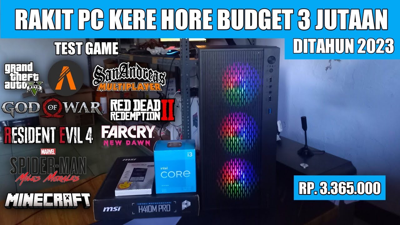 Rakit PC 3 Jutaan DItahun 2023 || Rakit PC Kere Hore #28 - YouTube