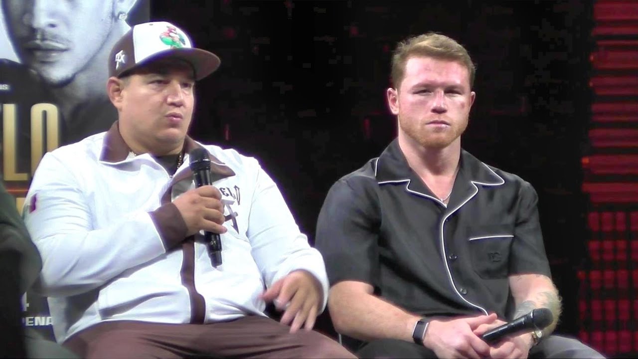 Canelo Alvarez post fight press conference following one sided victory ...