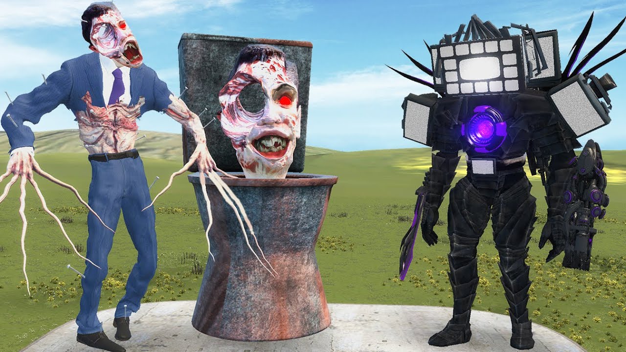 NEW GMAN CURSED VS NEW TV MAN TITAN UPGRADED! In Garrys Mod! - YouTube