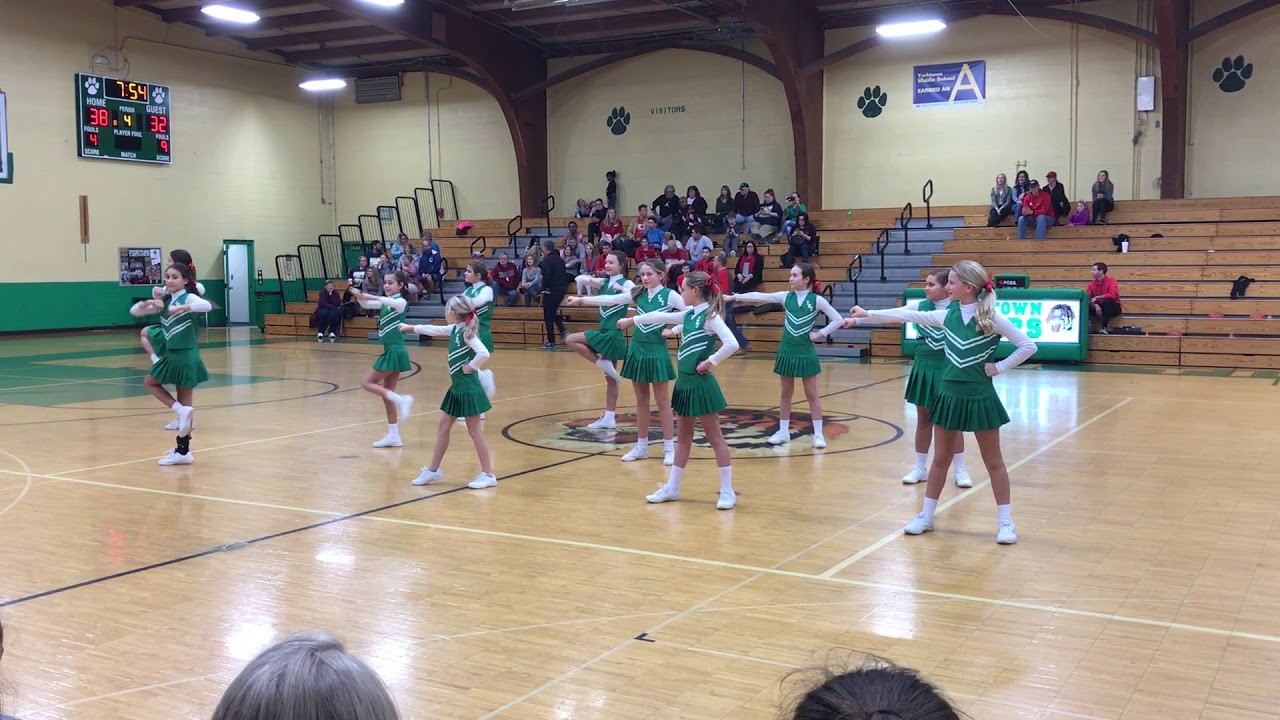 6th grade cheer dance performance 1/11/2018 - YouTube