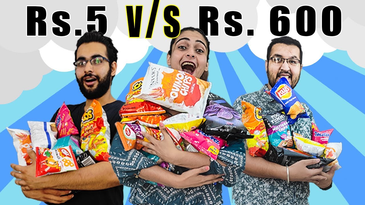 Rs 5 vs Rs 600 CHIPS 😱 || We Tried Every Chip's To Find Out THIS......🙈 ...
