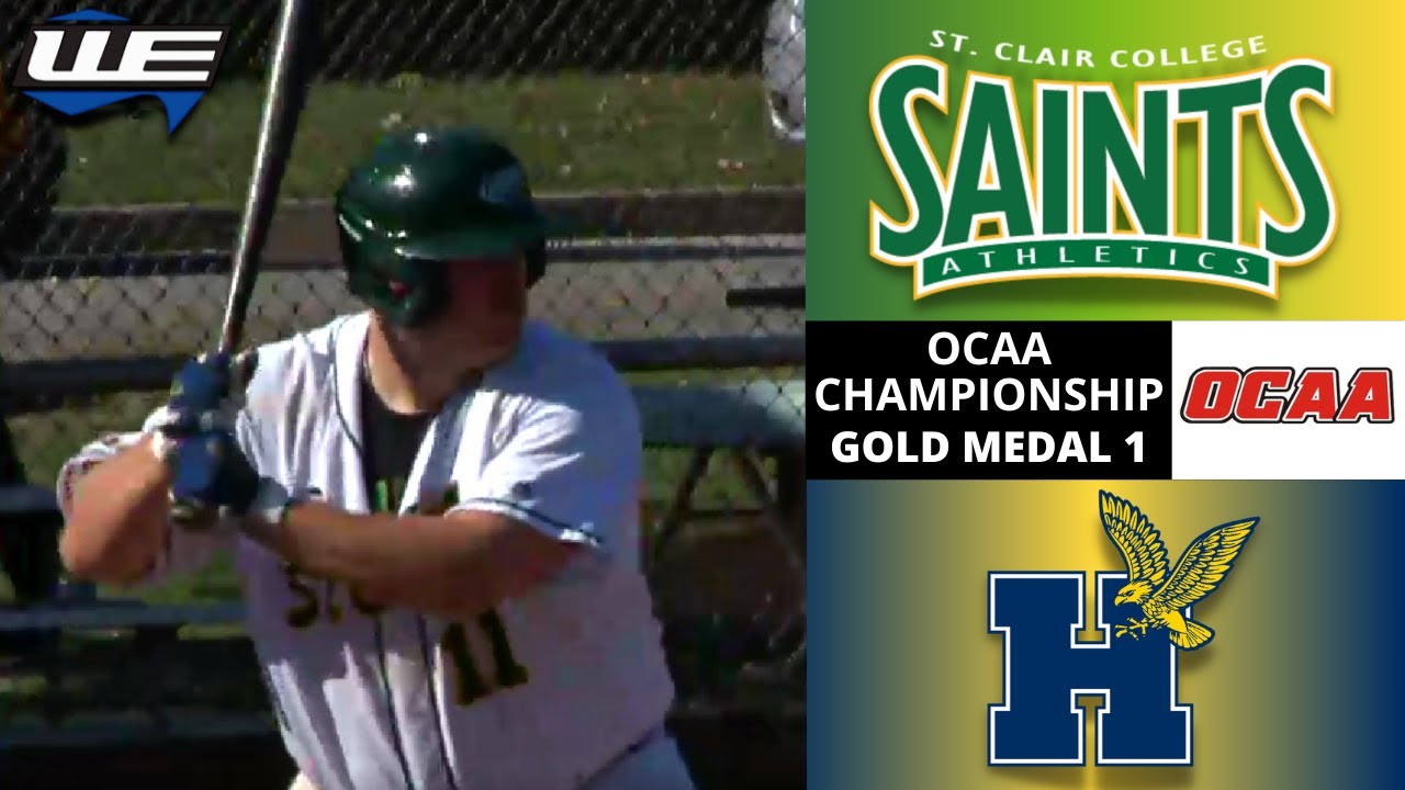 St Clair Saints vs Humber Hawks - OCAA Men's Baseball Championship Gold ...