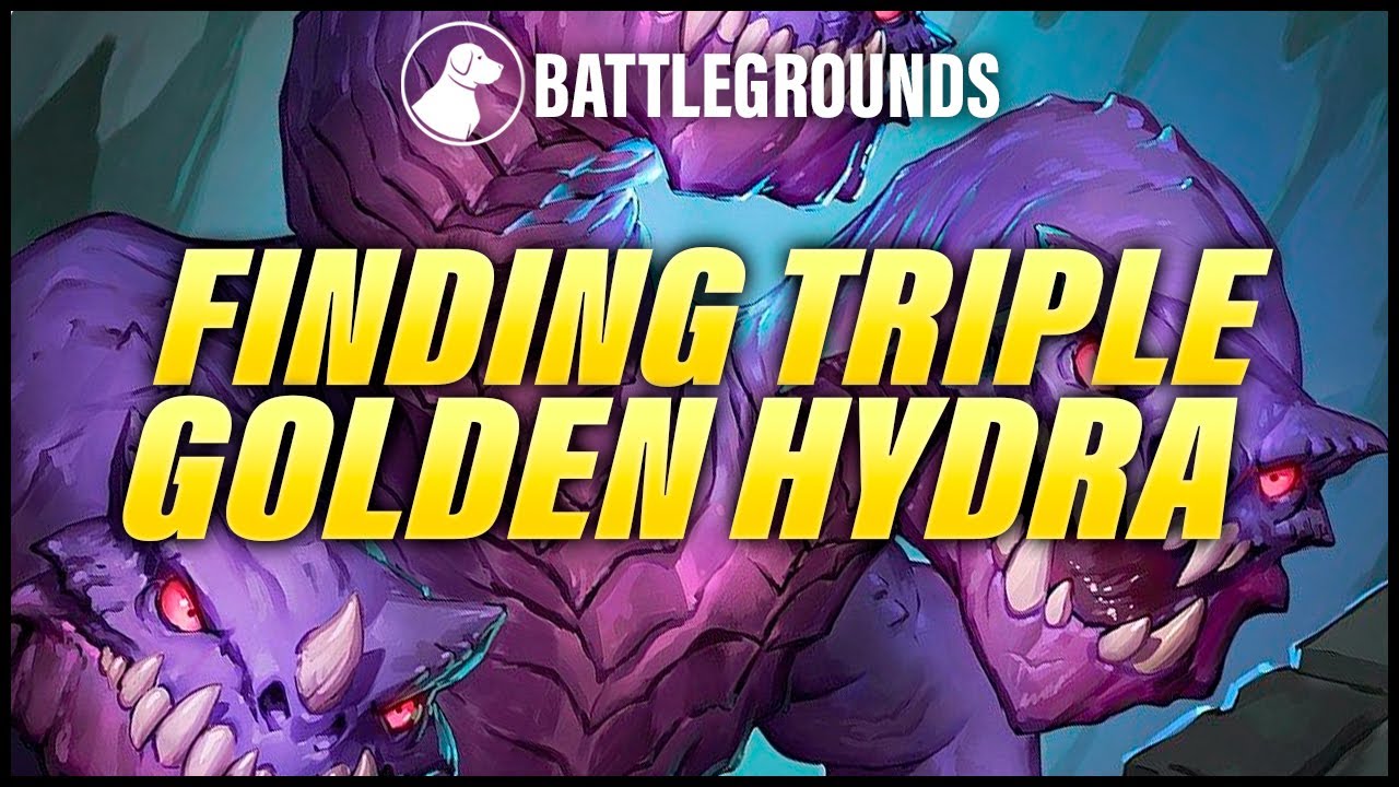 Finding Triple Golden Hydra | Dogdog Hearthstone Battlegrounds - YouTube