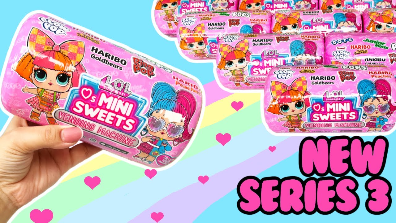 UNBOXING LOL Surprise MINI SWEETS Series 3 VENDING MACHINE! - YouTube
